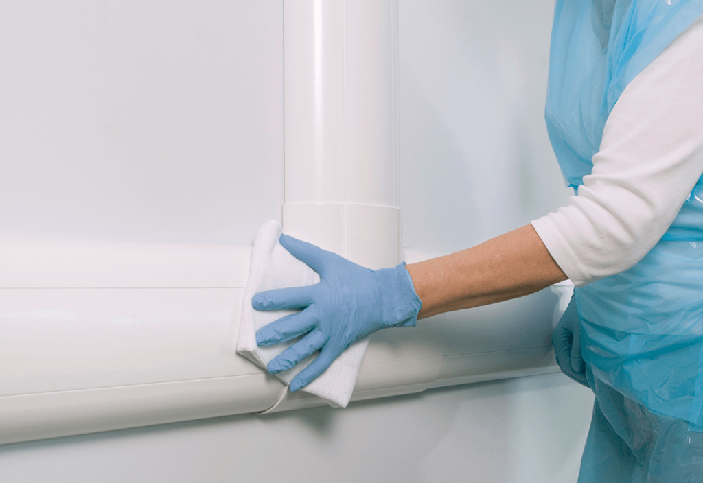 Safer with Antimicrobial Trunking - Core Electrical